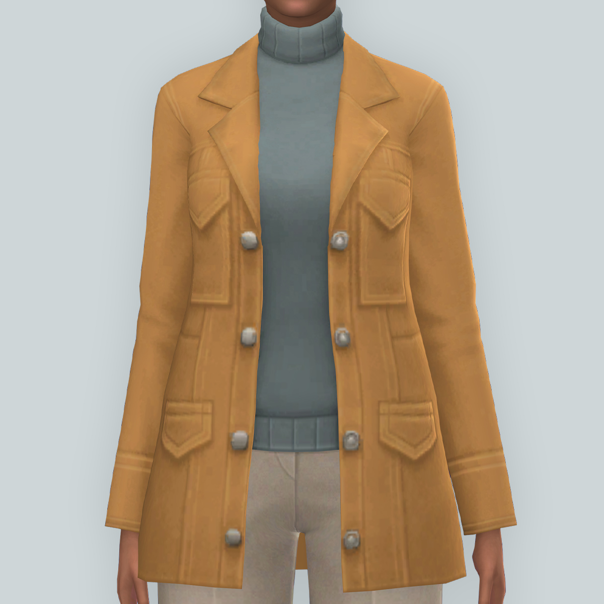 QICC - Carol Coat - The Sims 4 Create a Sim - CurseForge