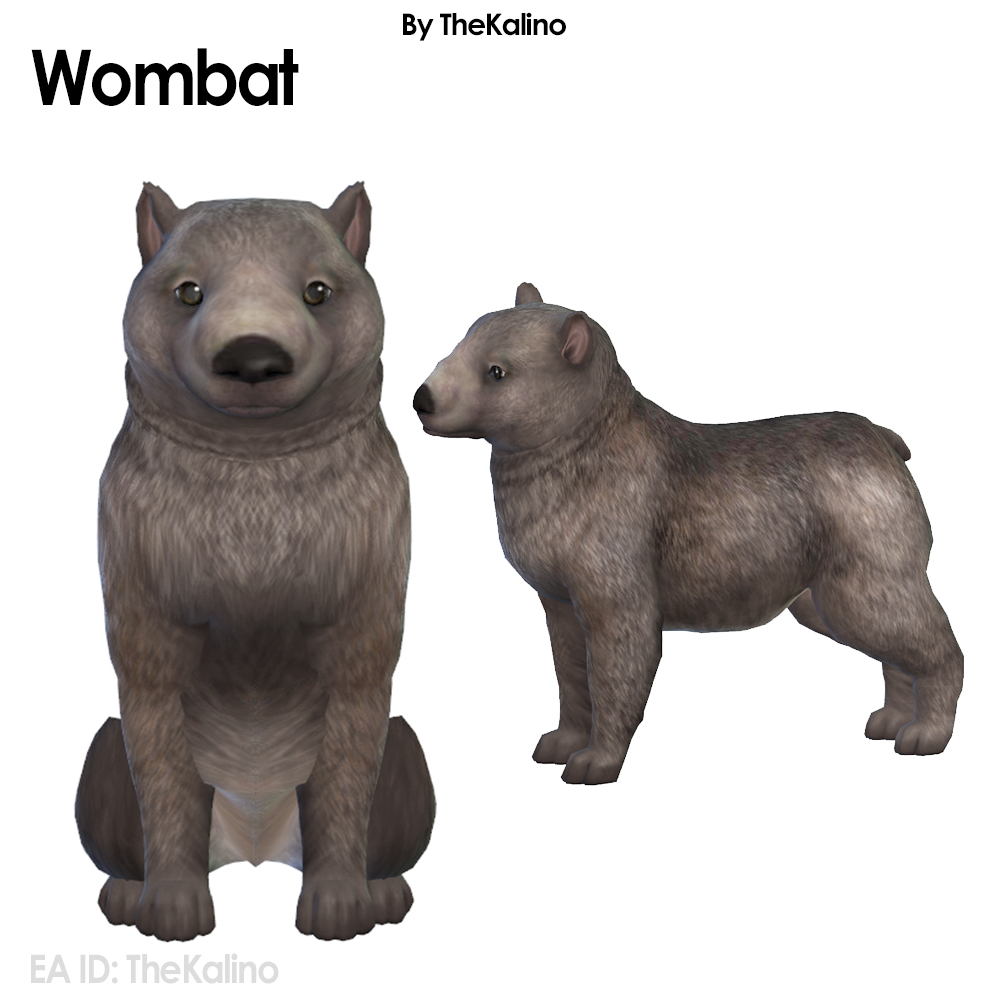 Wombat - Dog - The Sims 4 Sims / Households - CurseForge