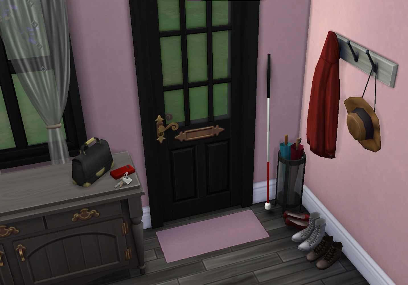 Leaning Cane (Decorative) - The Sims 4 Build / Buy - CurseForge