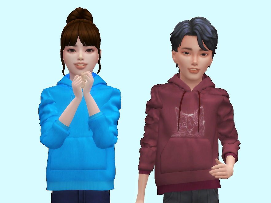 Suri Child Hoodie - The Sims 4 Create a Sim - CurseForge