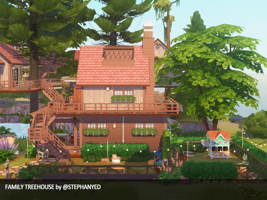 Family Treehouse (No CC) - Gallery - The Sims 4 Rooms / Lots - CurseForge