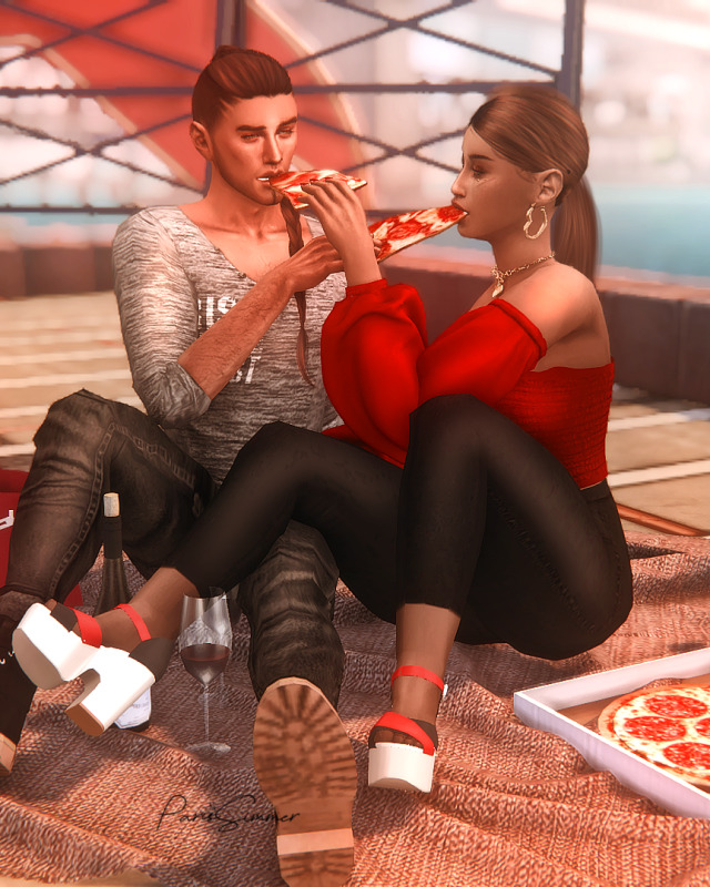 (ParisSimmer) - Love You More Than Pizza - The Sims 4 Mods - CurseForge