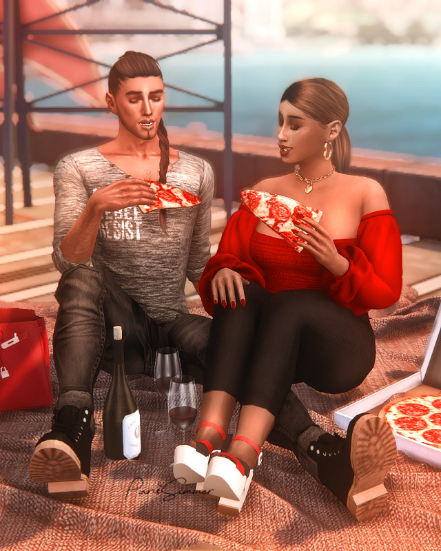 (ParisSimmer) - Love You More Than Pizza - The Sims 4 Mods - CurseForge