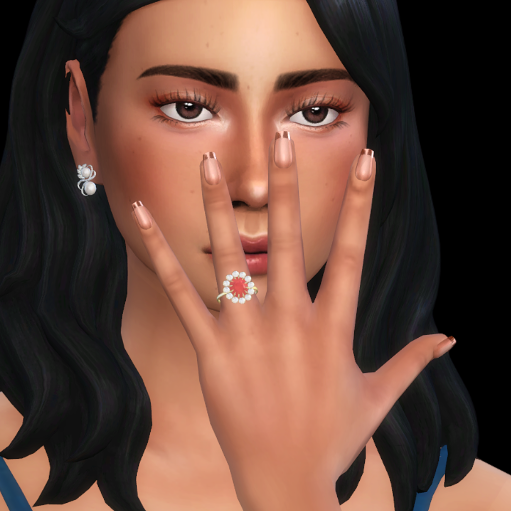 Green Stone Engagement Ring - The Sims 4 Create a Sim - CurseForge
