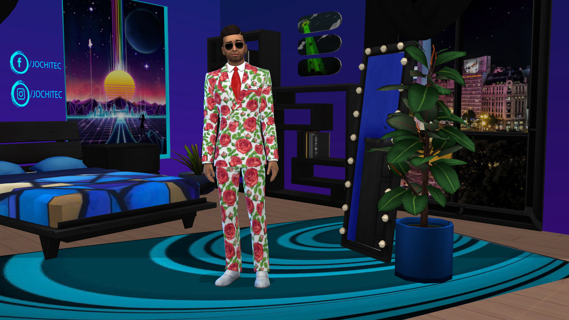 Abstract suit by Jochi - The Sims 4 Create a Sim - CurseForge