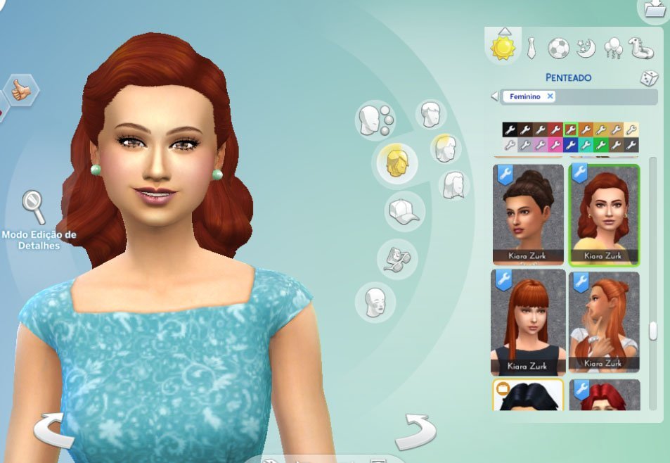 Medium Pulled Up Curls - The Sims 4 Create a Sim - CurseForge
