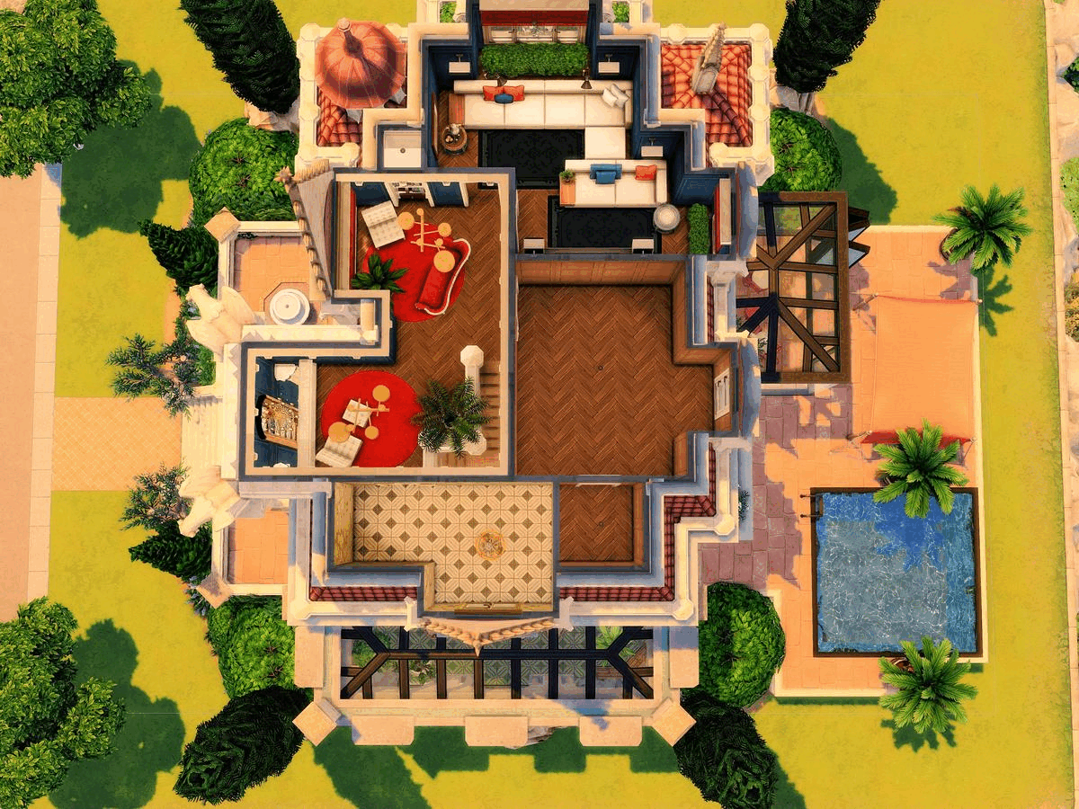 The Newport by QubeDesign - The Sims 4 Rooms / Lots - CurseForge