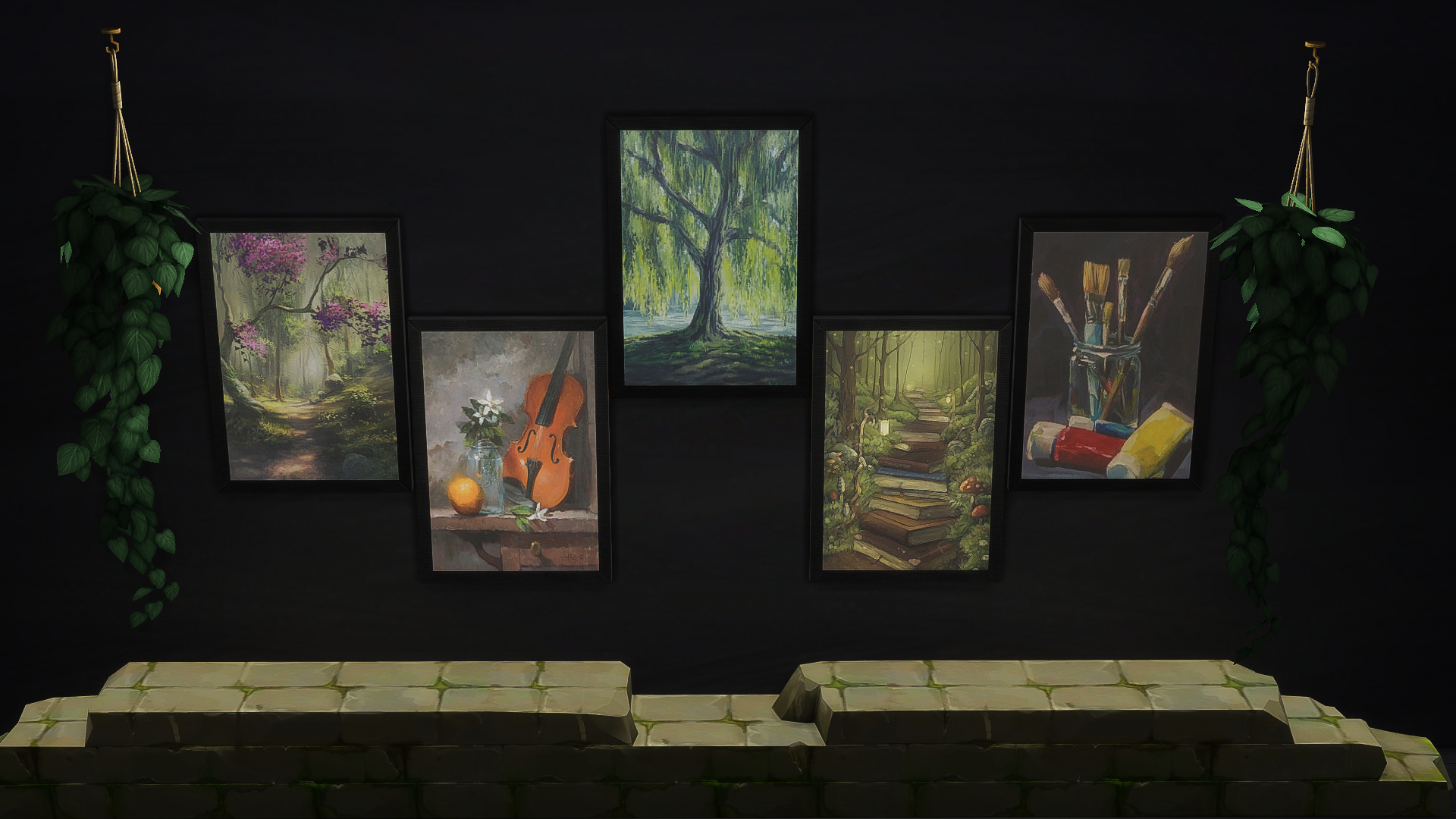 Base Game Compatible Fine Art Picture Part 1 - The Sims 4 Build / Buy ...