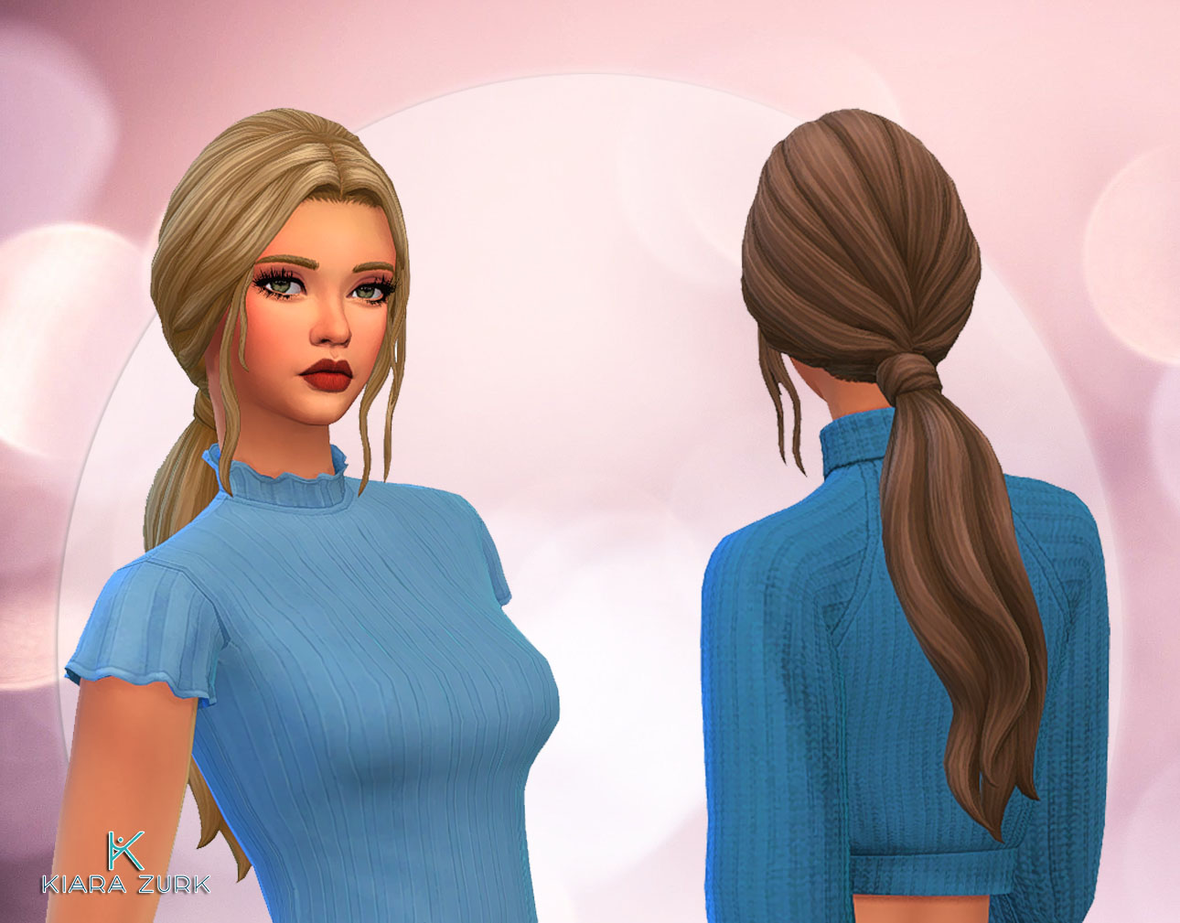 Erika Ponytail - The Sims 4 Create a Sim - CurseForge
