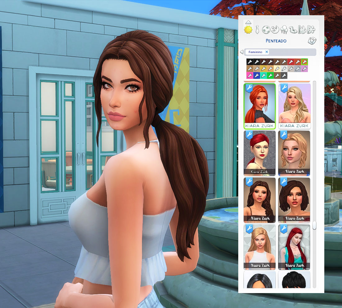 Erika Ponytail - The Sims 4 Create a Sim - CurseForge