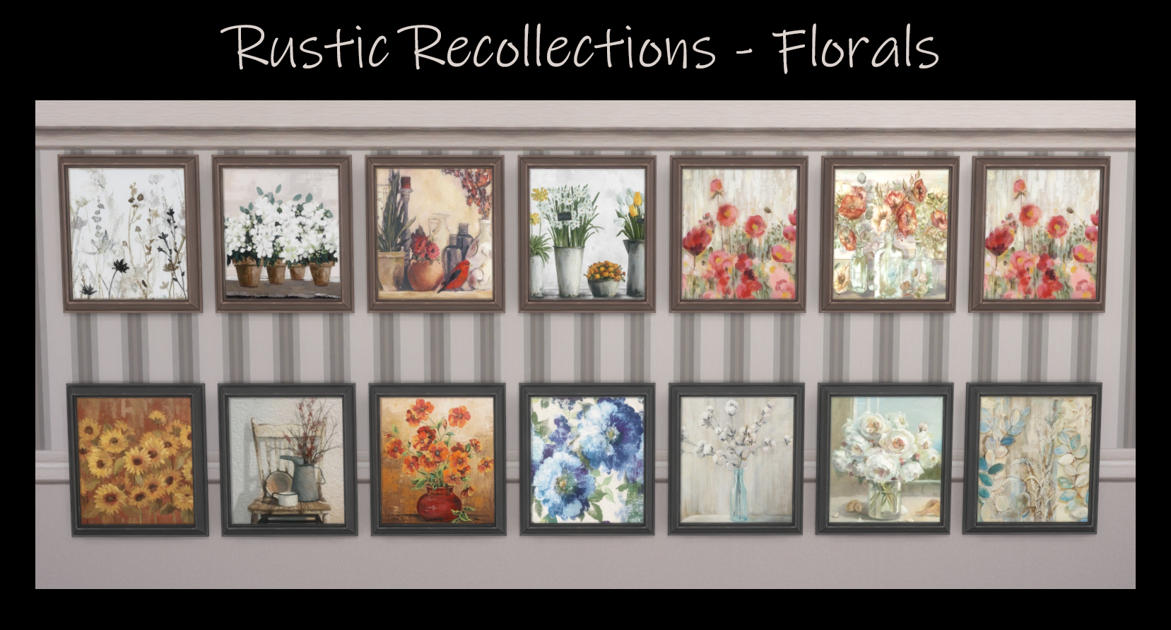 Rustic Recollections Painting Collection - The Sims 4 Build / Buy ...
