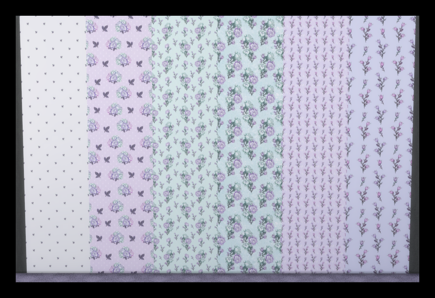 Lilac Life Wallpaper - The Sims 4 Build / Buy - CurseForge