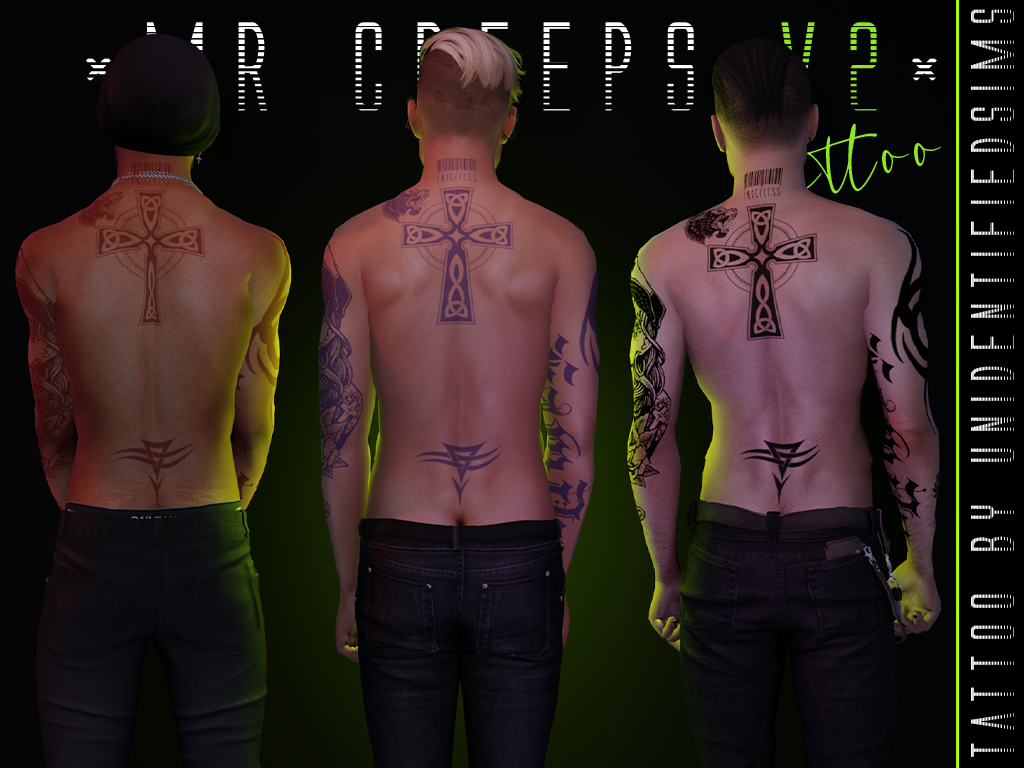 Mr Creep V2 Tattoo - Gallery - The Sims 4 Create a Sim - CurseForge