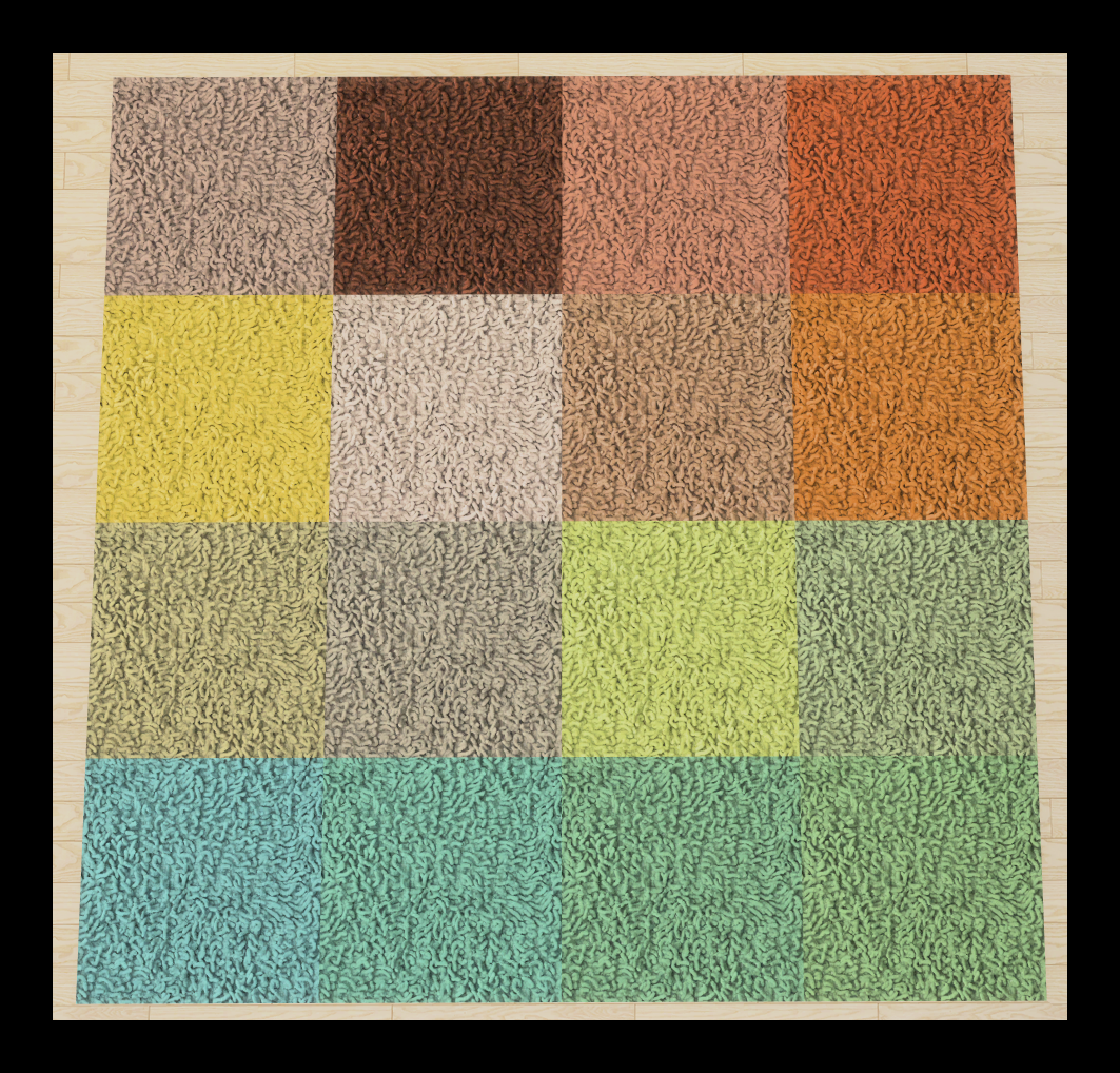 Sensational Shag Carpeting - 32 Colours - The Sims 4 Build / Buy ... Sensational Shag Carpeting - 32 Colours - The Sims 4 Build / Buy ...