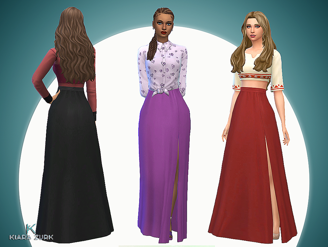 Slit Skirt - Gallery - The Sims 4 Create a Sim - CurseForge