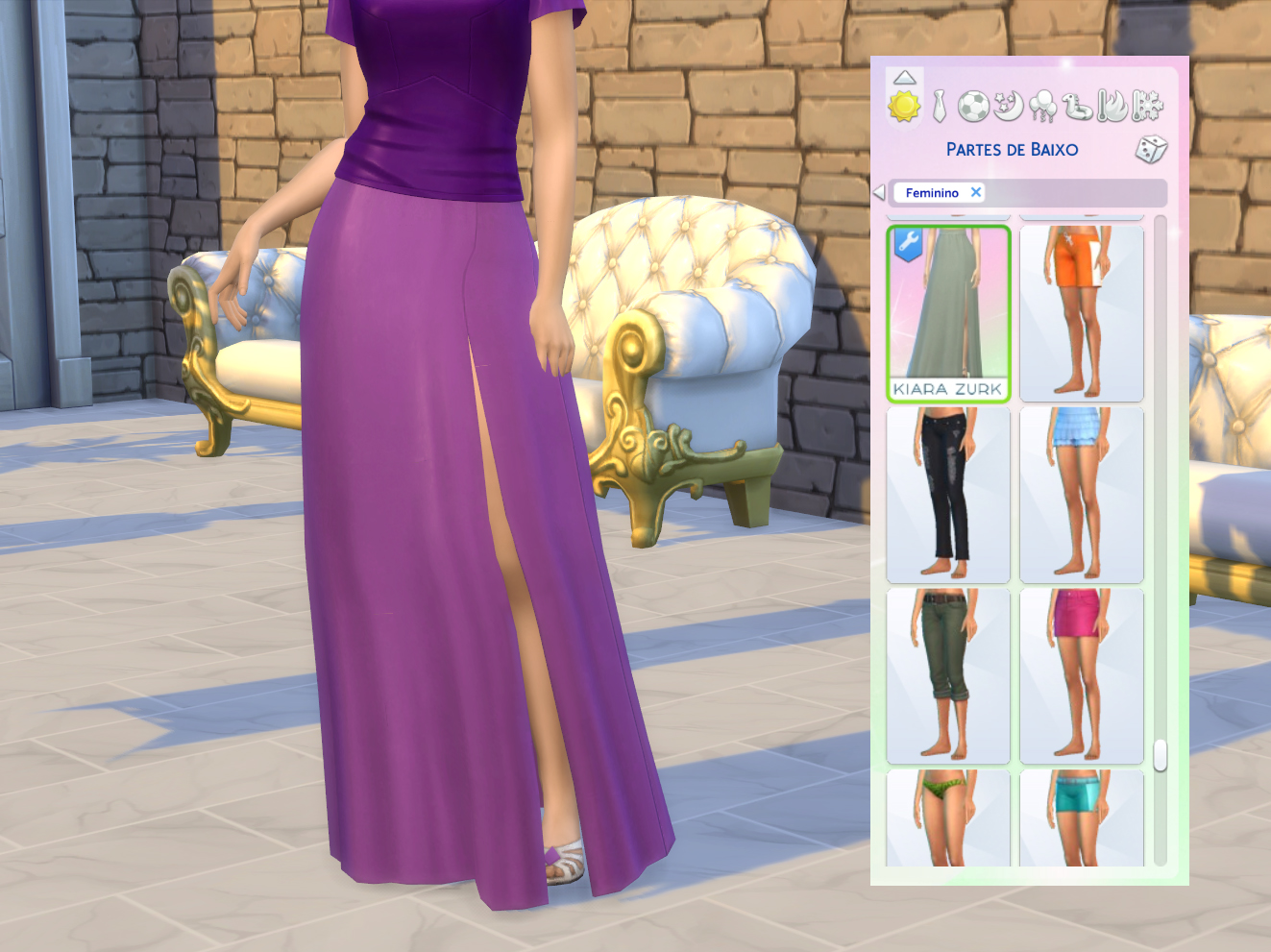 Slit Skirt - Gallery - The Sims 4 Create a Sim - CurseForge