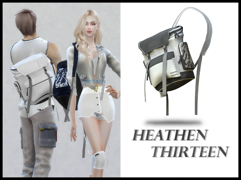 Backpack on One Shoulder (Acc Rings) - The Sims 4 Create a Sim - CurseForge