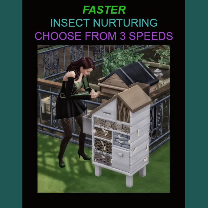 Faster Insect Nurturing - Eco Lifestyle Required - The Sims 4 Mods ...