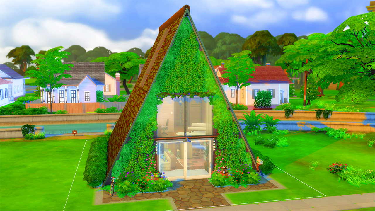A FRAME HOUSE - Gallery - The Sims 4 Rooms / Lots - CurseForge