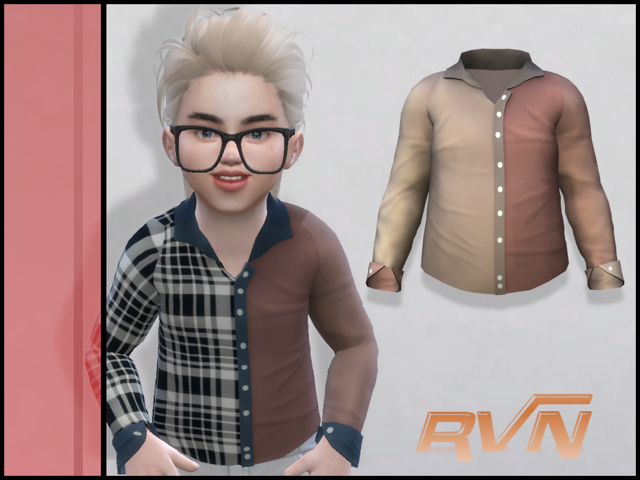 Toddler's Flannel Long Sleeves - The Sims 4 Create a Sim - CurseForge
