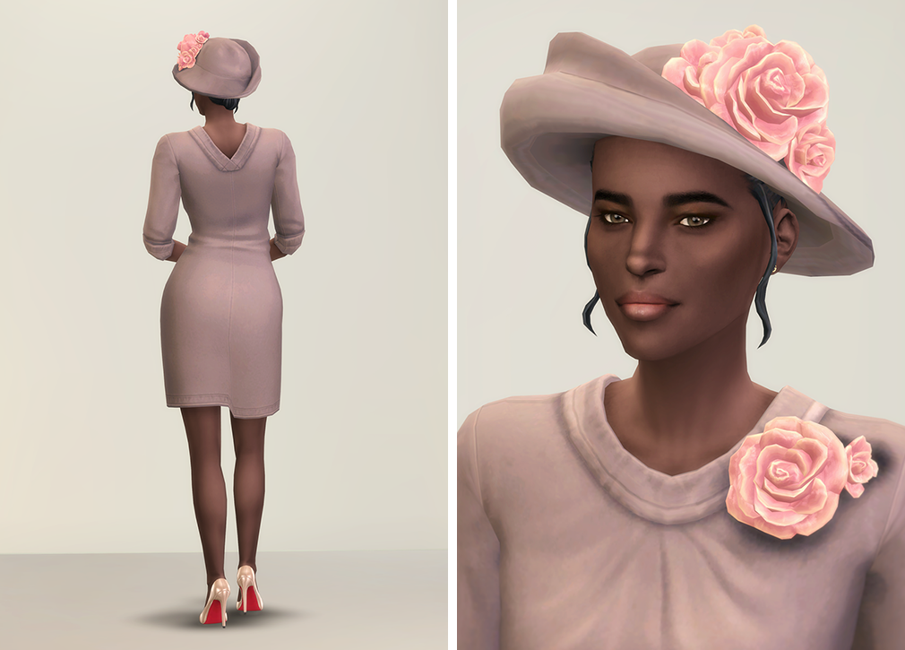 Lady of Dress & Hat III - Gallery - The Sims 4 Create a Sim - CurseForge