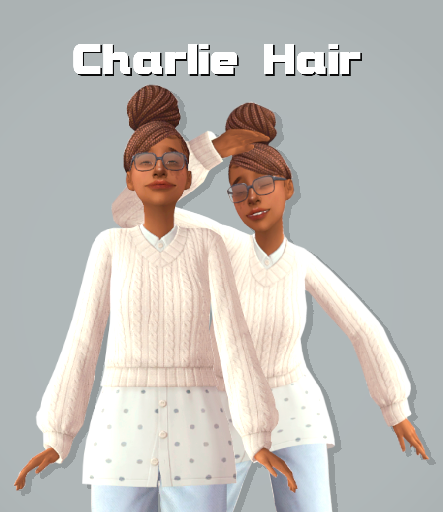 Charlie Hair - The Sims 4 Create a Sim - CurseForge