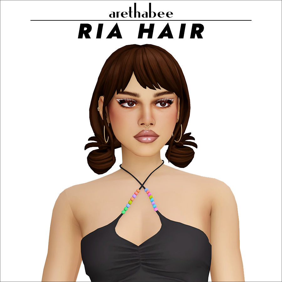 Ria Hair - The Sims 4 Create a Sim - CurseForge