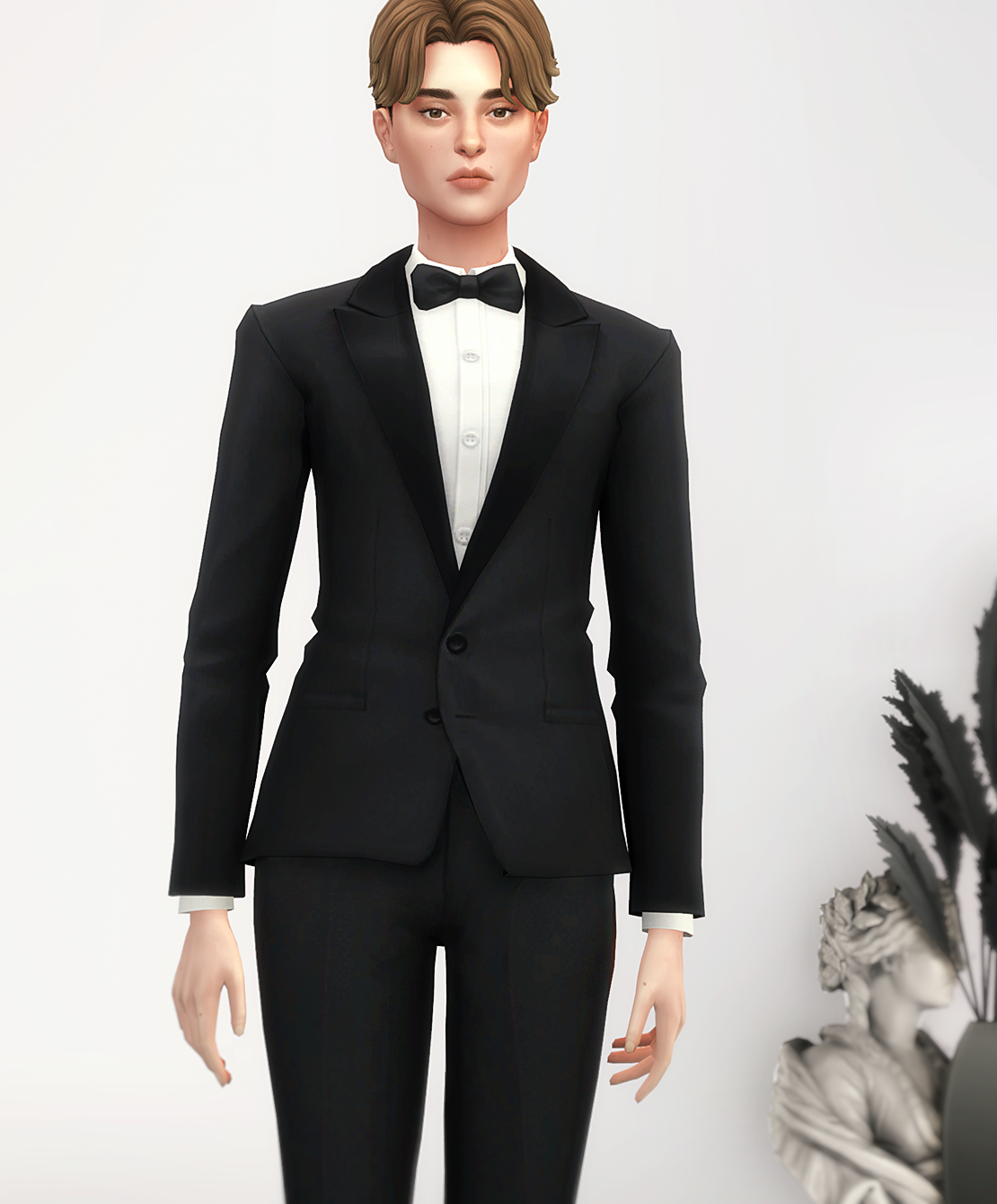 Bow-tie Suit Set for Female - The Sims 4 Create a Sim - CurseForge