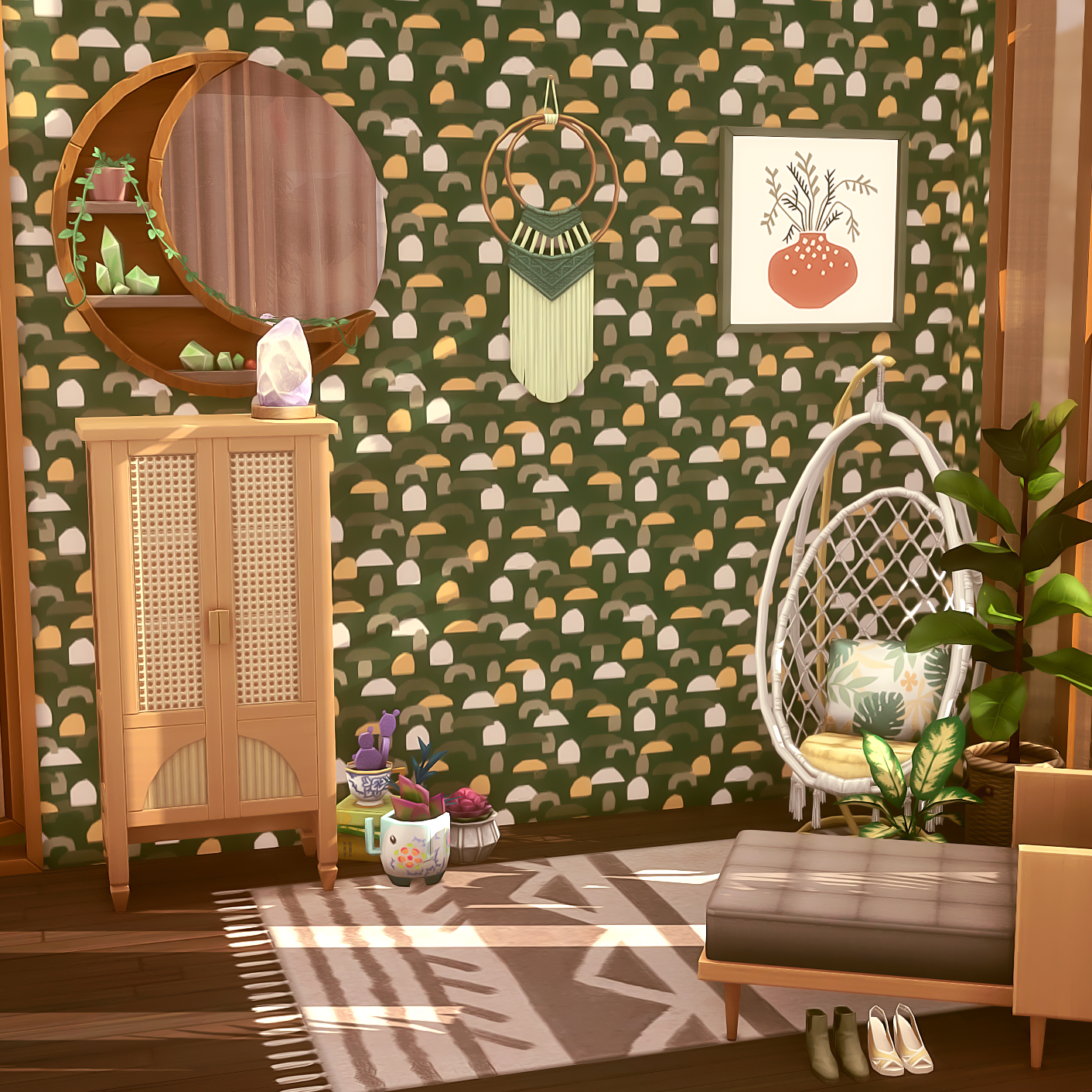 Valencia Wallpaper - The Sims 4 Build / Buy - CurseForge