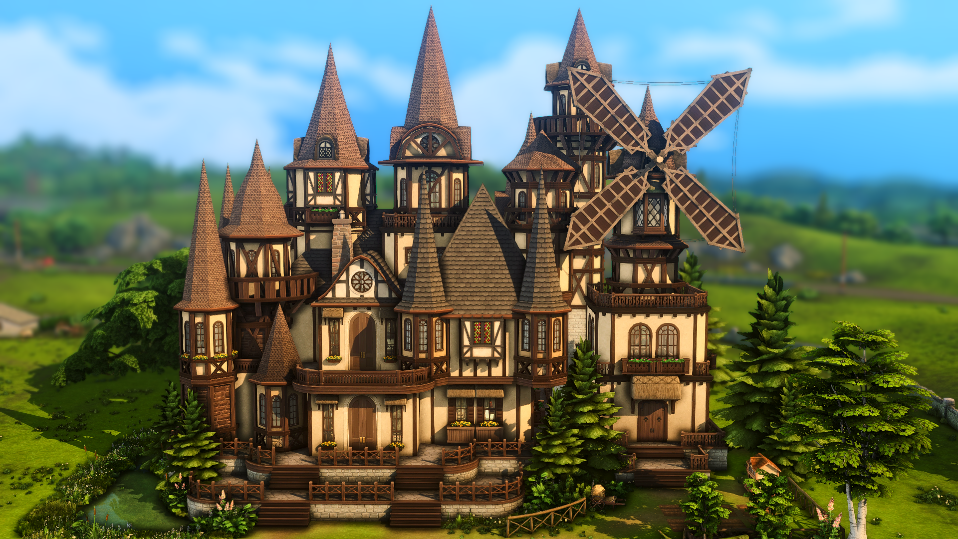 Big Medieval Castle - The Sims 4 Rooms / Lots - CurseForge