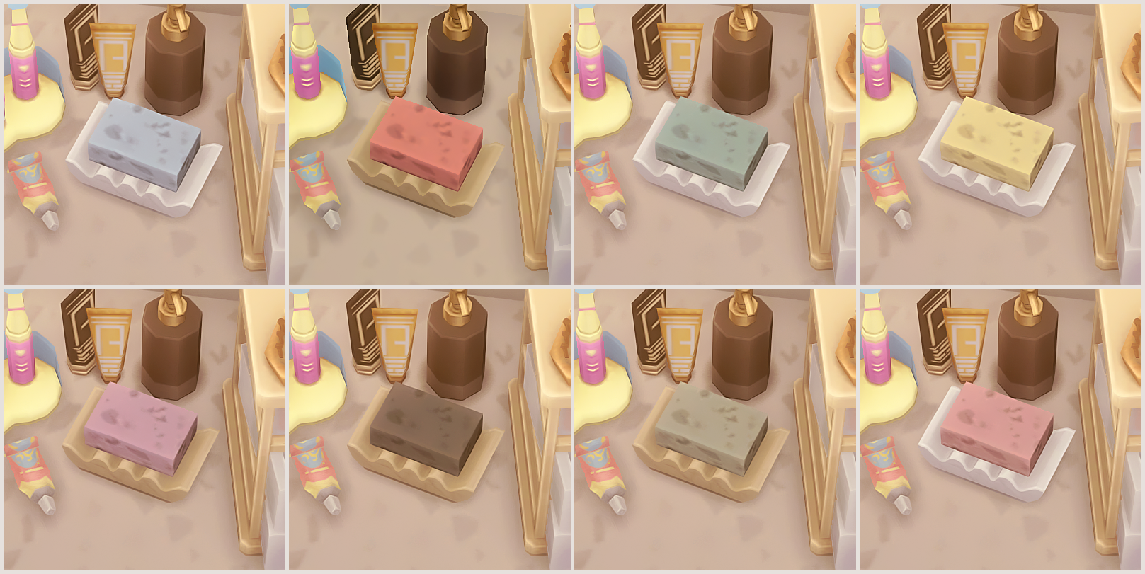 Marbled and Speckled Soap Dishes - The Sims 4 Build / Buy - CurseForge