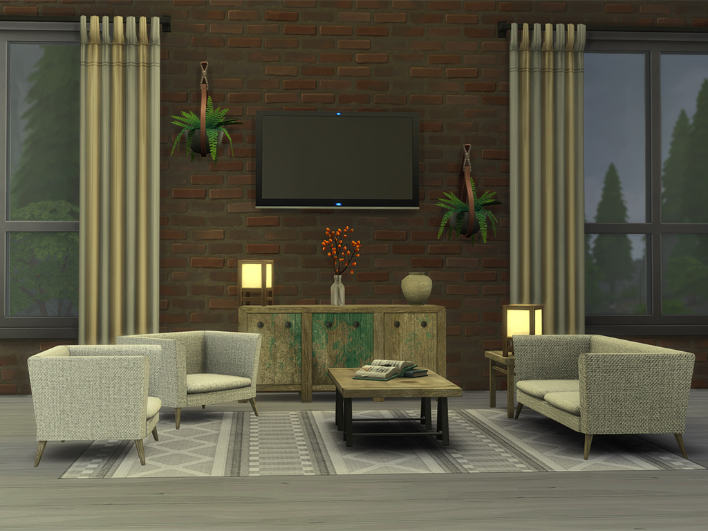 Rustic Living - The Sims 4 Build / Buy - CurseForge