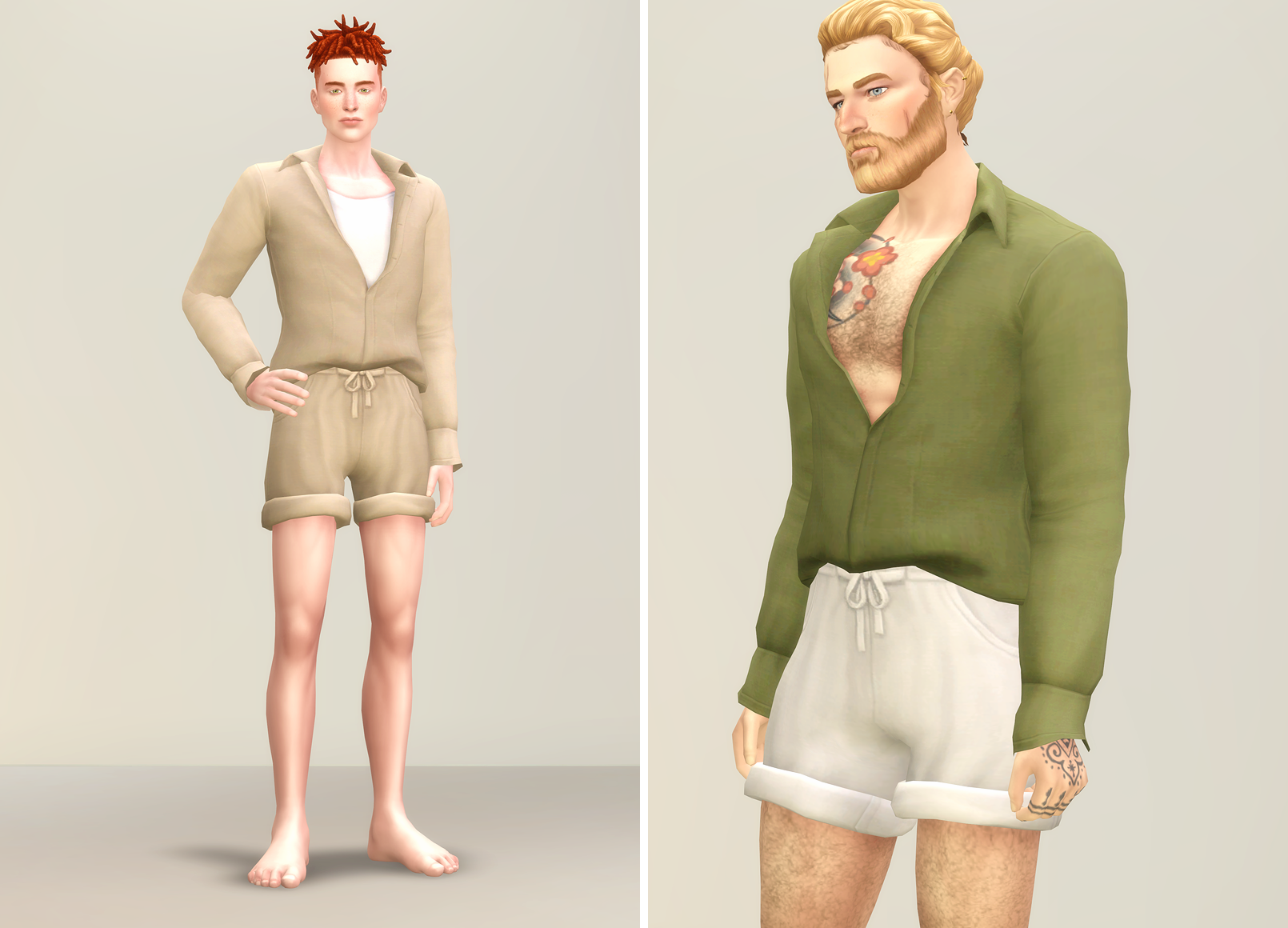 Download Mellow II - Long Sleeves Shirt & Shorter Pants for M - The ...