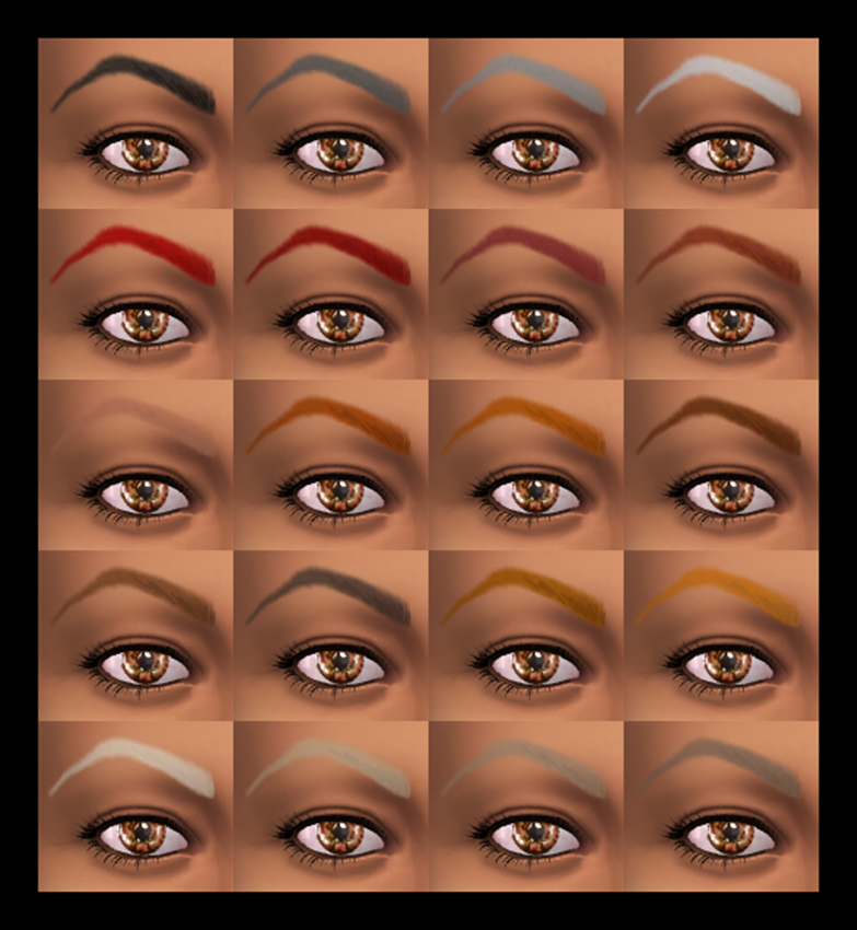Drag Eyebrows - The Ultimate Arch - The Sims 4 Create a Sim - CurseForge