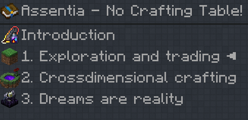 Assentia - No Crafting Table - Minecraft Modpacks - CurseForge