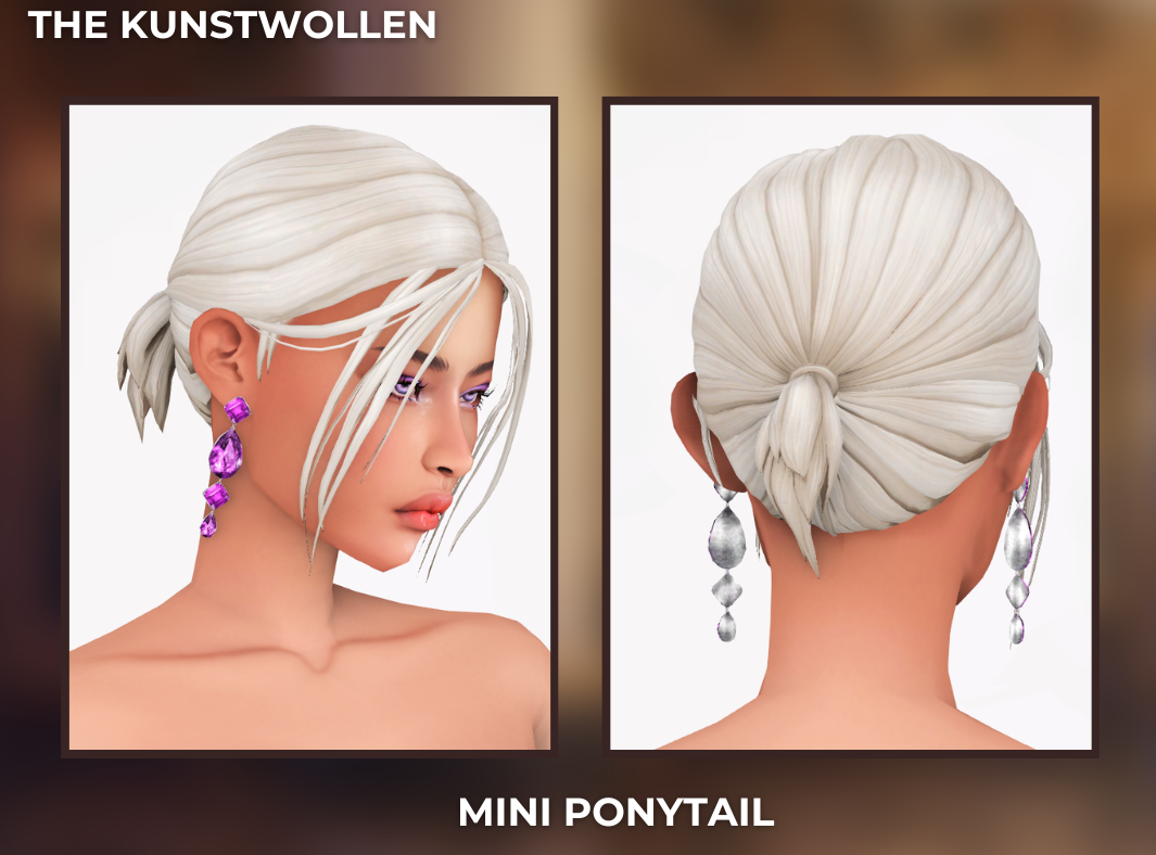 Gently tied hair set - The Sims 4 Create a Sim - CurseForge