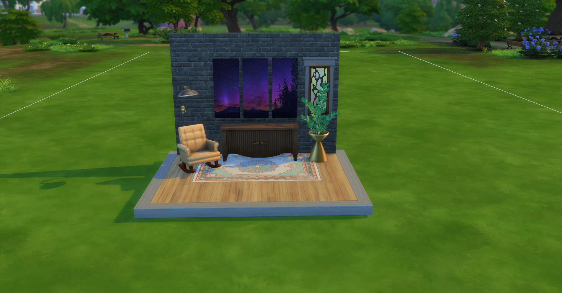 Northern Lights artwork - The Sims 4 Build / Buy - CurseForge