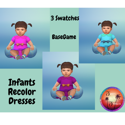 Infant Recolor Dresses - The Sims 4 Create a Sim - CurseForge