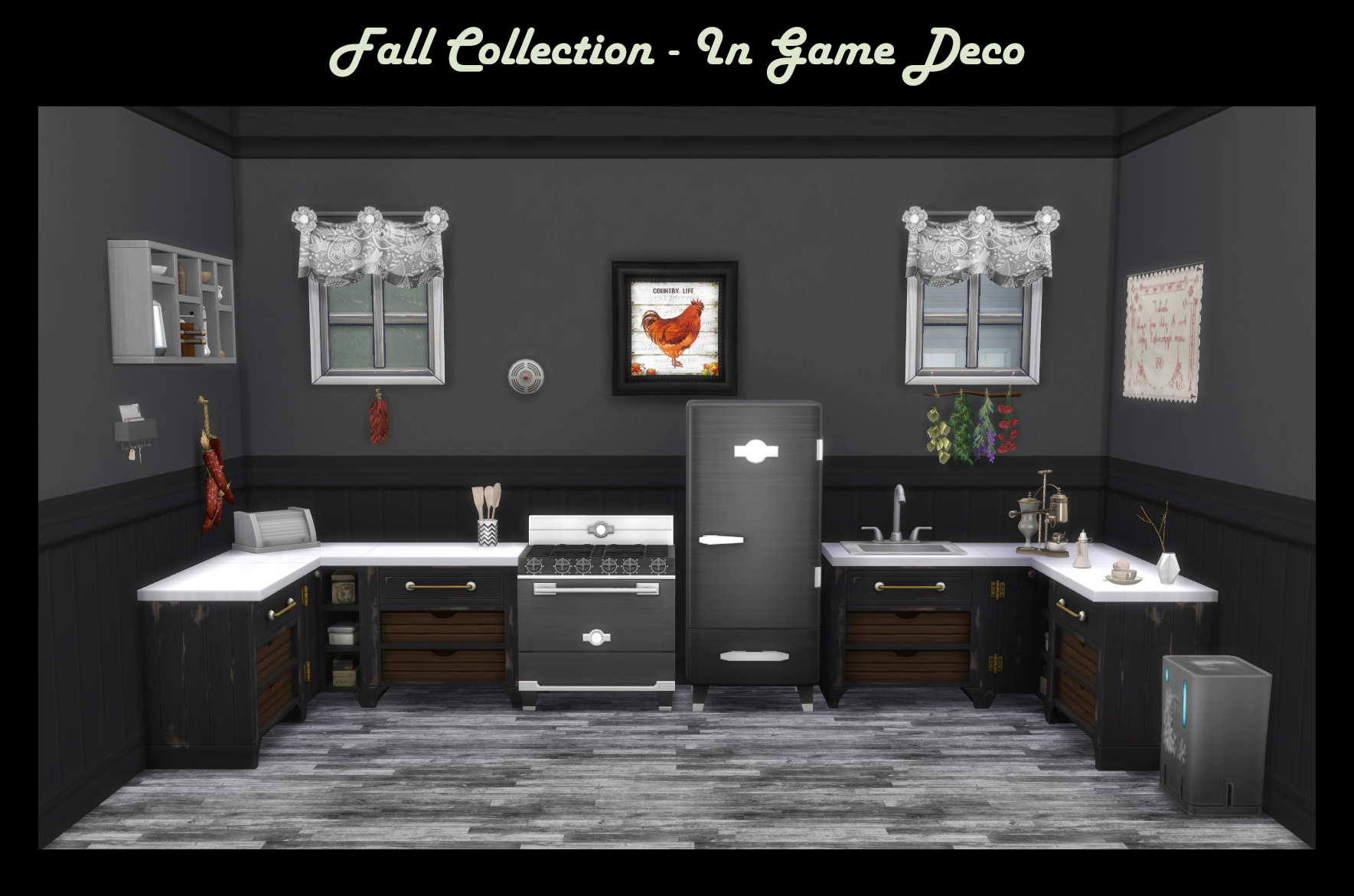 Fall Collection - Floors, Rugs, and Walls - The Sims 4 Build / Buy ...
