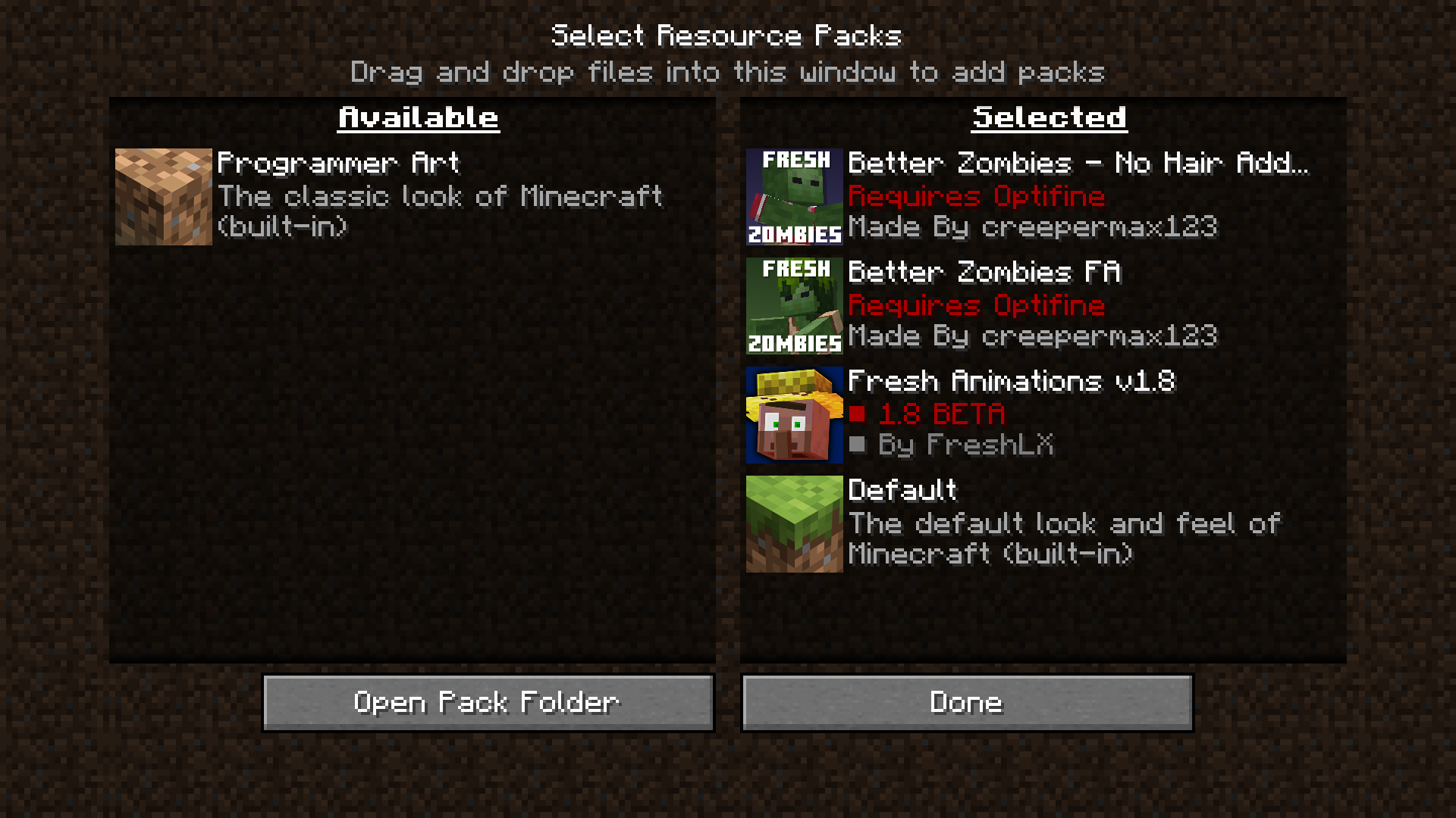 Better Zombies x Fresh Animations - Minecraft Resource Packs - CurseForge