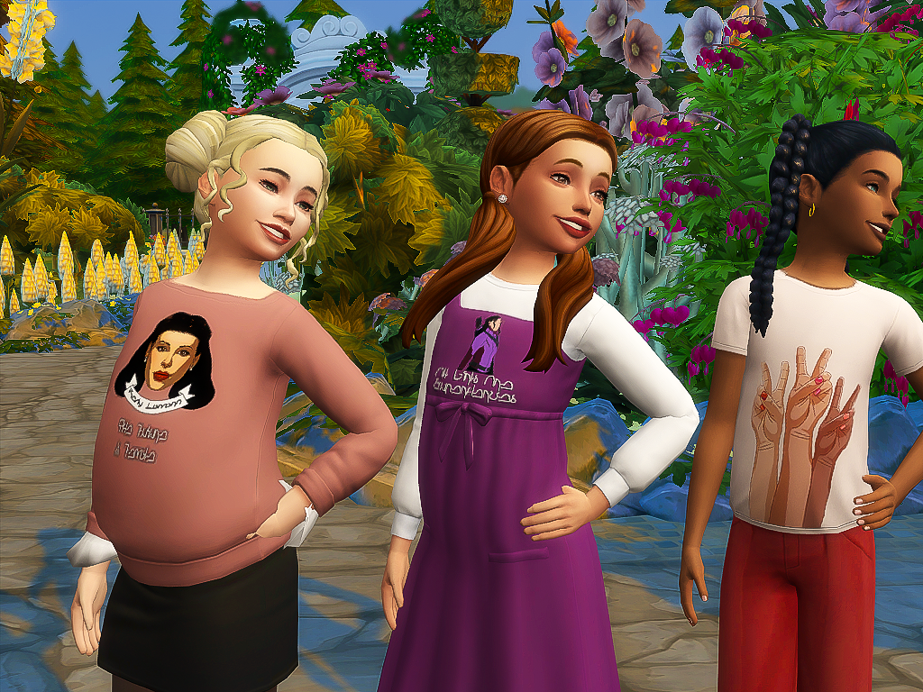 Women's History Month - Collection for Girls - The Sims 4 Create a Sim ...