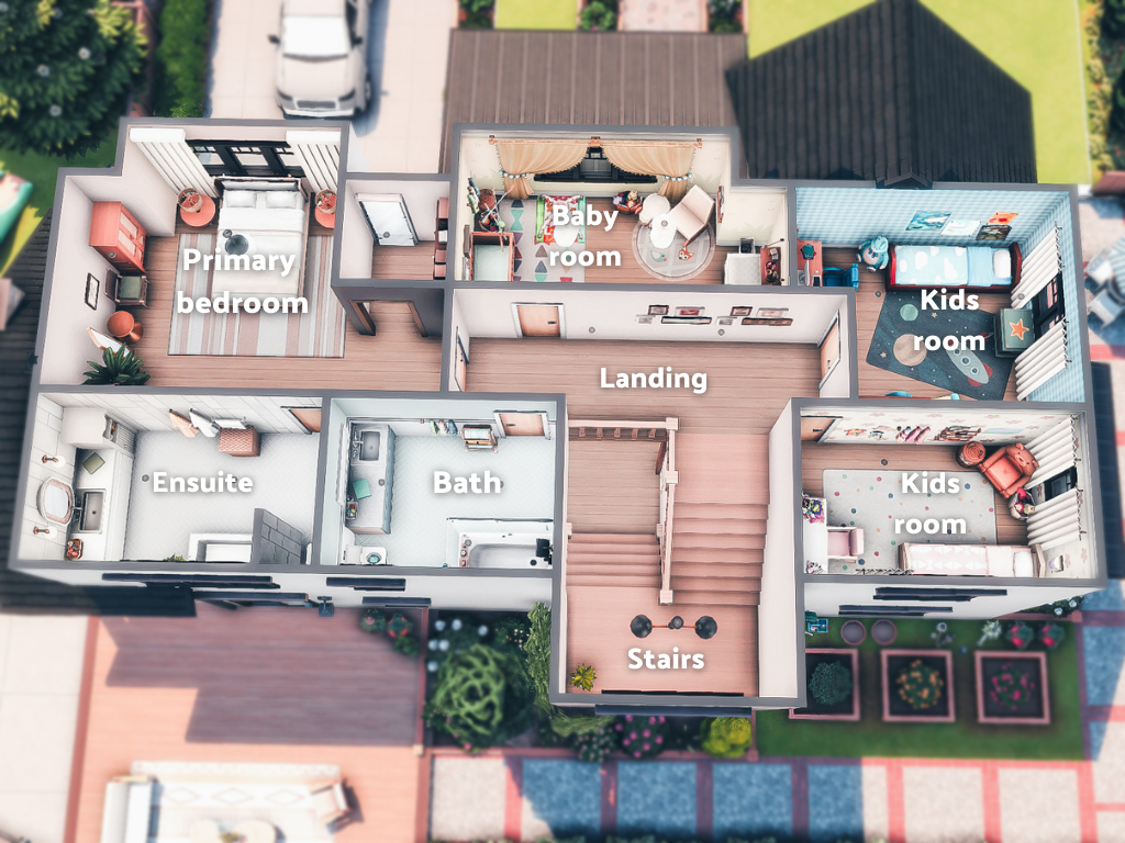 Modern Farmhouse Family Home - The Sims 4 Rooms / Lots - CurseForge