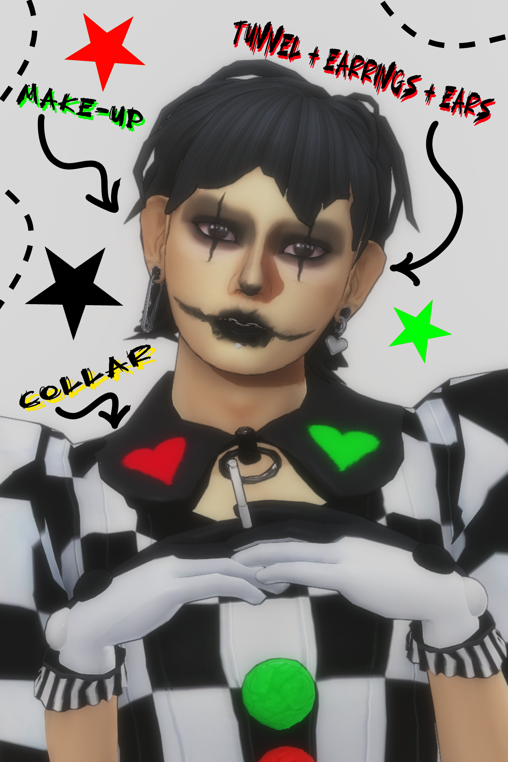 CLOWN MAKE-UP ! - The Sims 4 Create a Sim - CurseForge