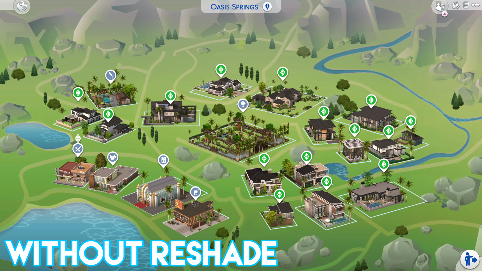 Oasis Springs Map Override - The Sims 4 Mods - CurseForge