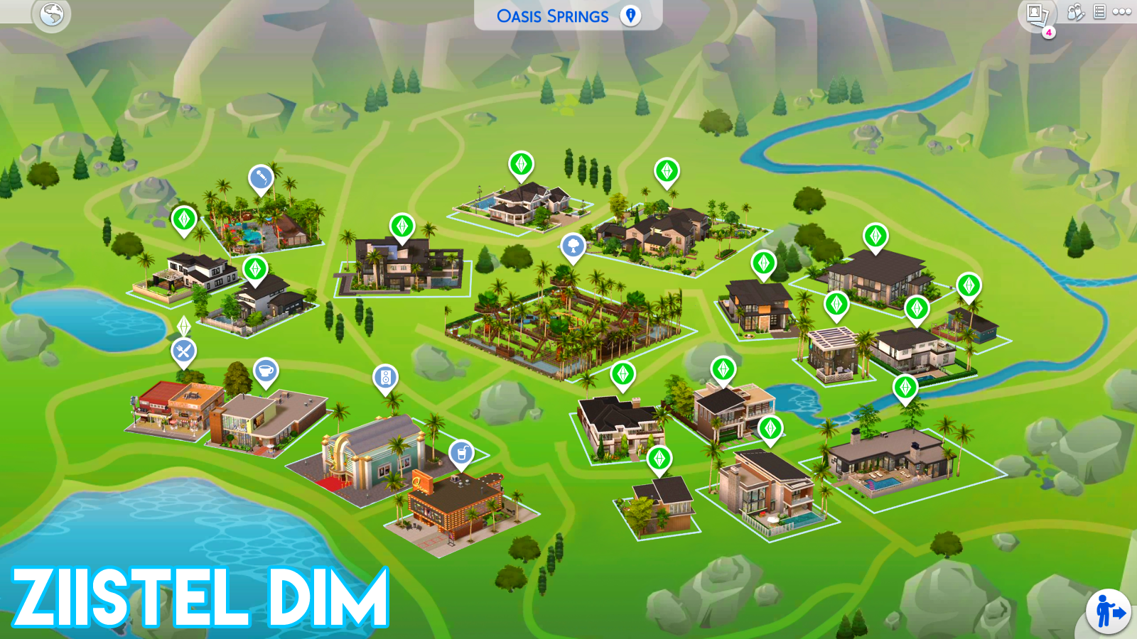 Oasis Springs Map Override - The Sims 4 Mods - CurseForge