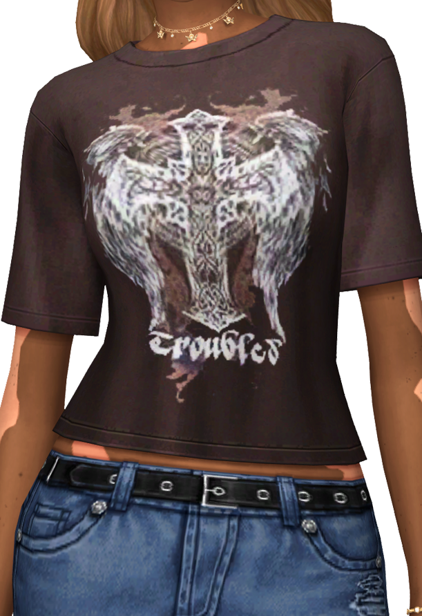 Bailey T-Shirt Set - AxA Alt - The Sims 4 Create a Sim - CurseForge