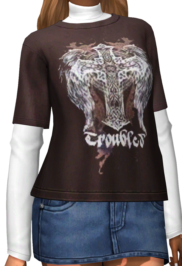 Bailey T-Shirt Set - AxA Alt - The Sims 4 Create a Sim - CurseForge