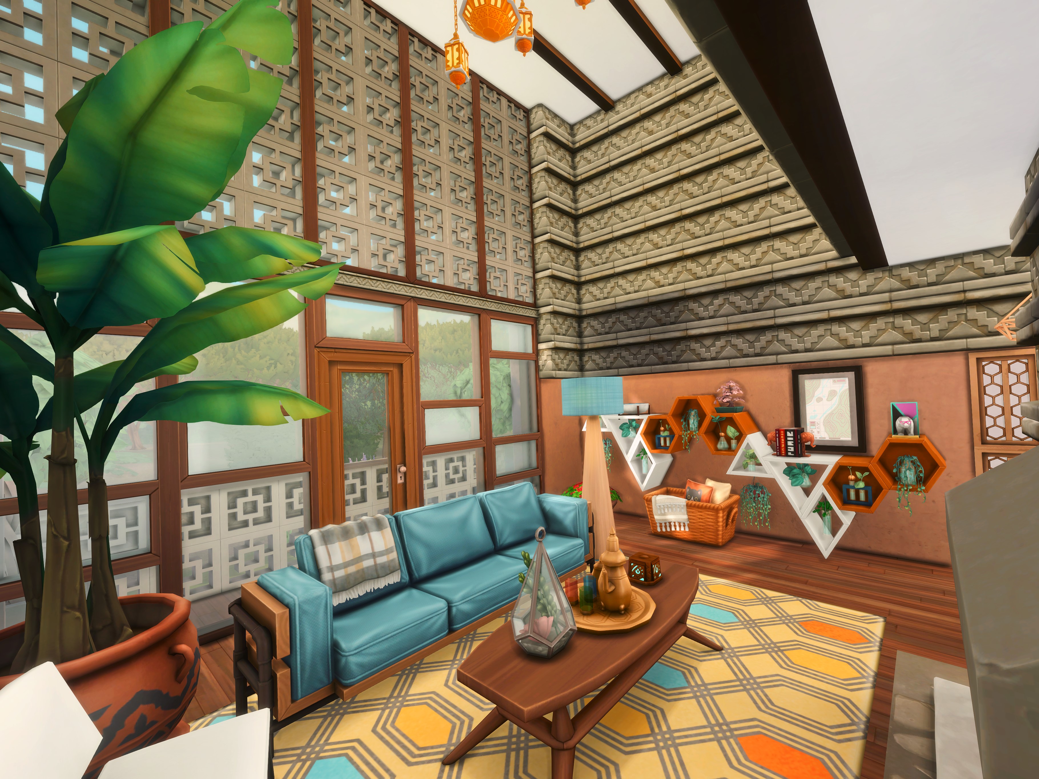 Frank Lloyd Wright's La Miniatura by QubeDesign - The Sims 4 Rooms ...