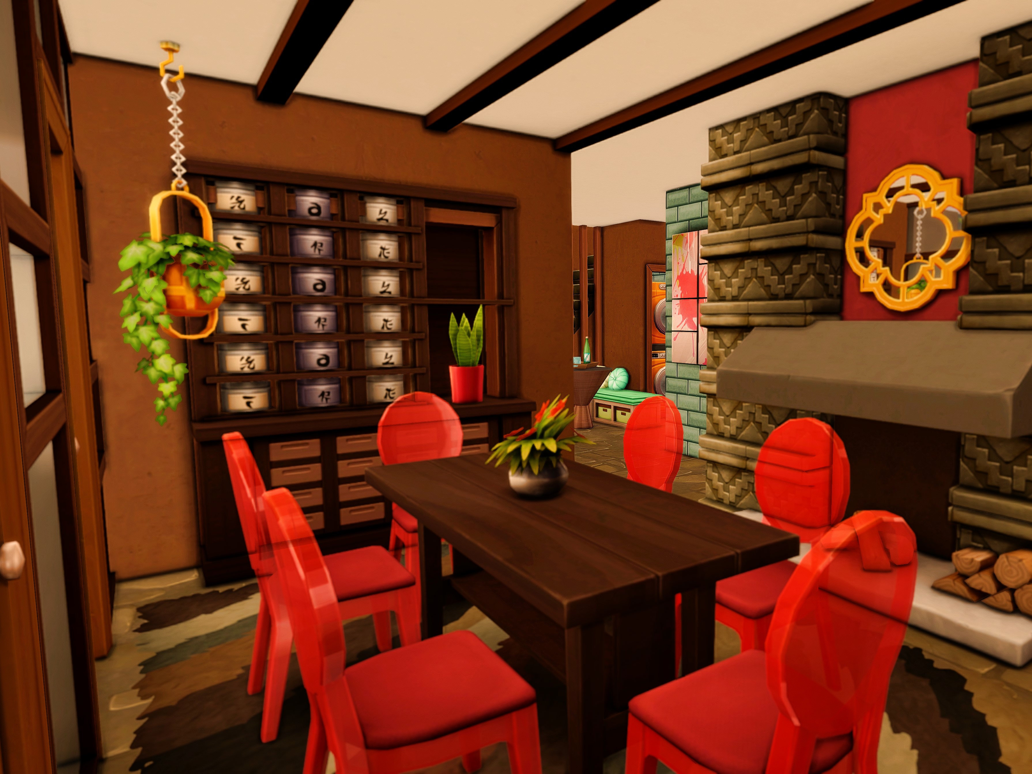 Frank Lloyd Wright's La Miniatura by QubeDesign - The Sims 4 Rooms ...
