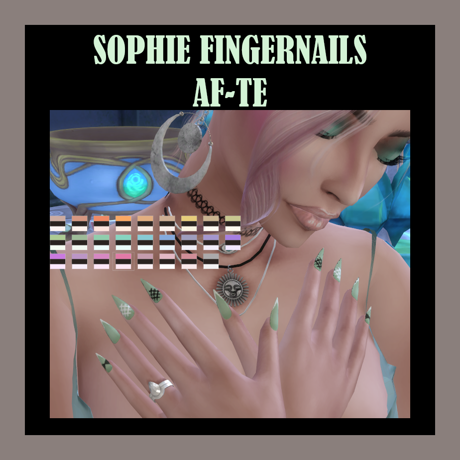 Sophie Matte Fingernails - AF-TE - The Sims 4 Create a Sim - CurseForge